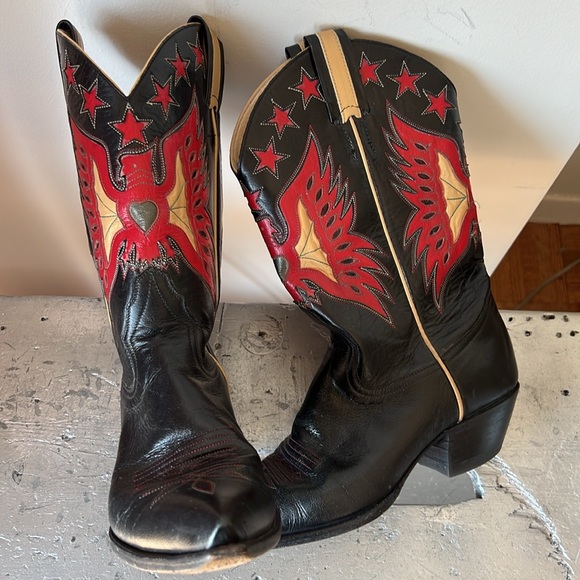 Larry Mahan | Shoes | Vintage Cowboy Cowgirl Western Larry Mahan Boots ...